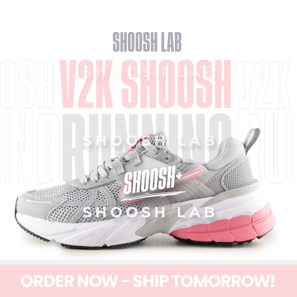 Authentic Quality V2K Sneakers Shoes Grey Pink For Women | shooshlab | Shopee Philippines