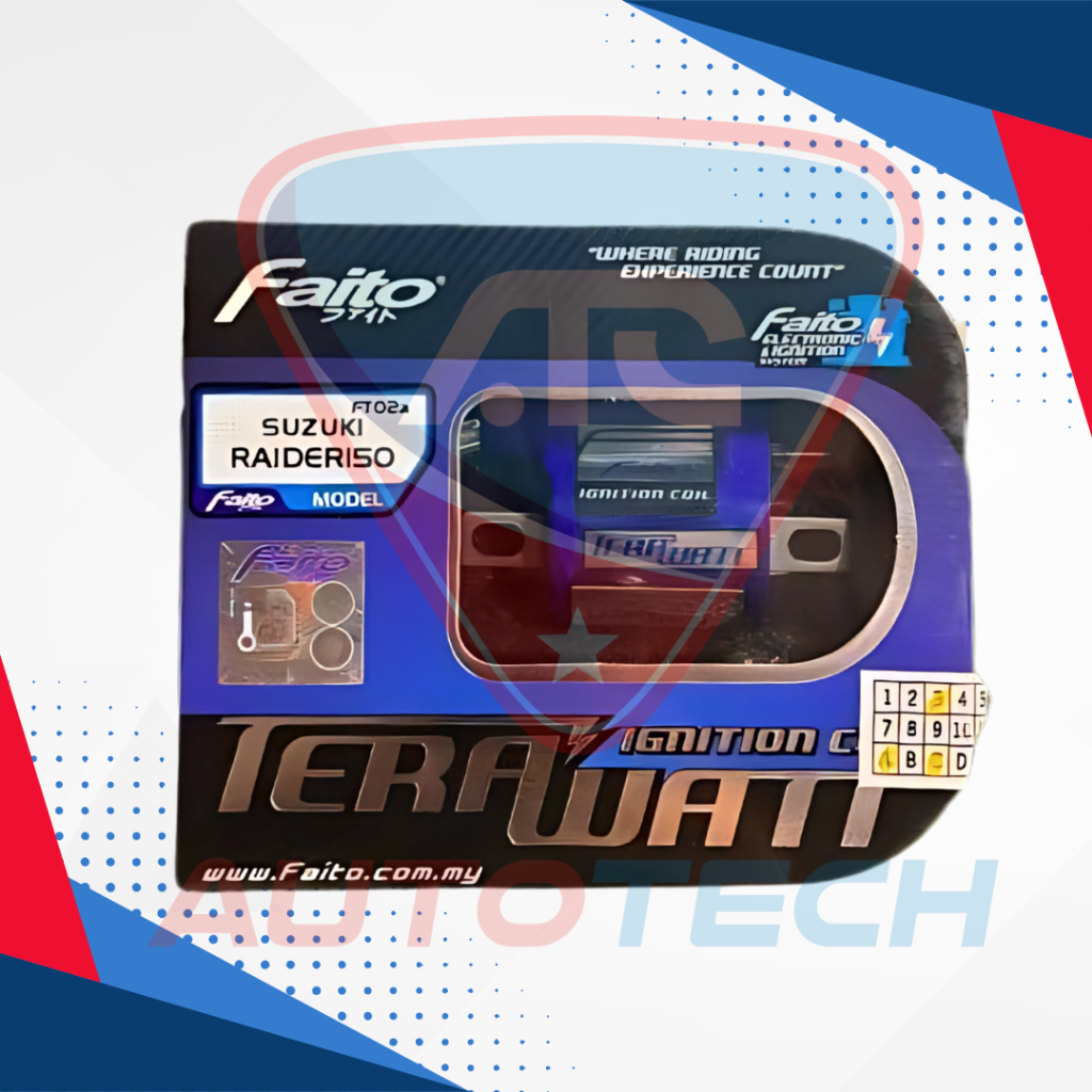 FAITO Racing Ignition Coil (Tera Watt) (Suzuki Raider 150, Shogun, 125/ ...