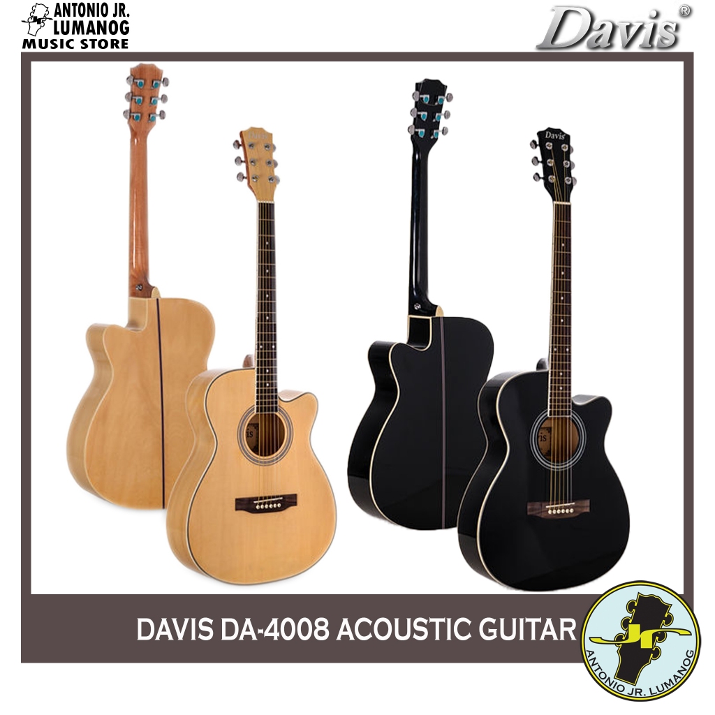 DAVIS DA-4008 ACOUSTIC GUITAR (40INCHES GUITAR) BY: Antonio JR. LUMANOG ...