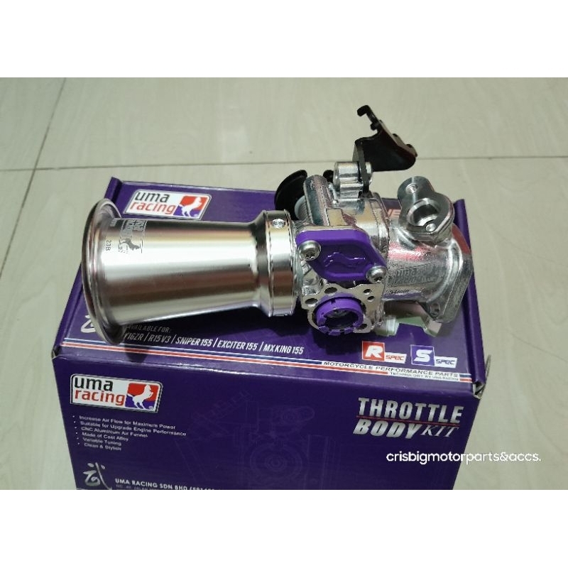 UMA THROTTLE BODY 34MM/ 23B 36mm/22A FOR SNIPER150/155 /R15-V3 ORIGINAL ...