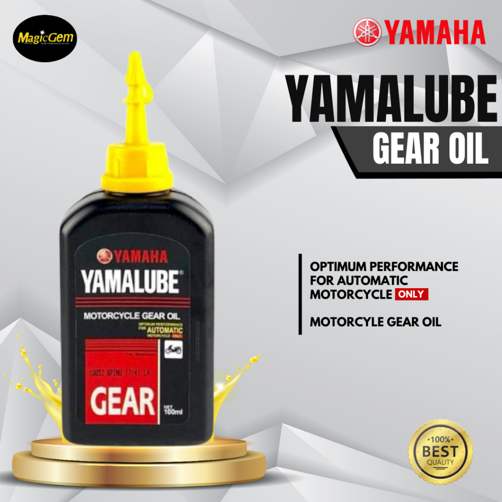 MG Yamaha Yamalube Genuine Motorcycle Gear Oil 100ml - Mio, Fino, Nmax ...