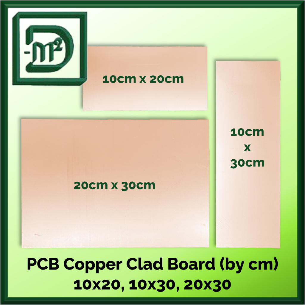 PCB Copper Clad Board Single Side: 10cm x 20cm, 10cm x 30cm, 20cm x ...