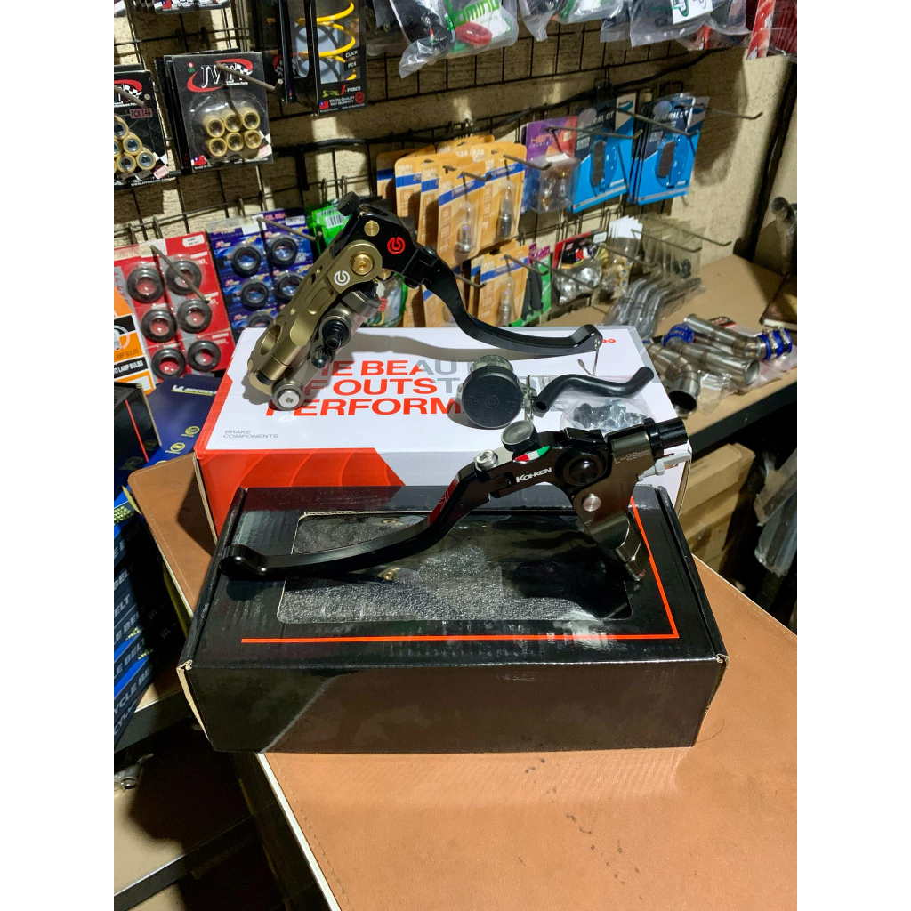 BREMBO TRANSFORMER X KOHKEN BRAKE MASTER SET SINGLE TANK | Shopee ...