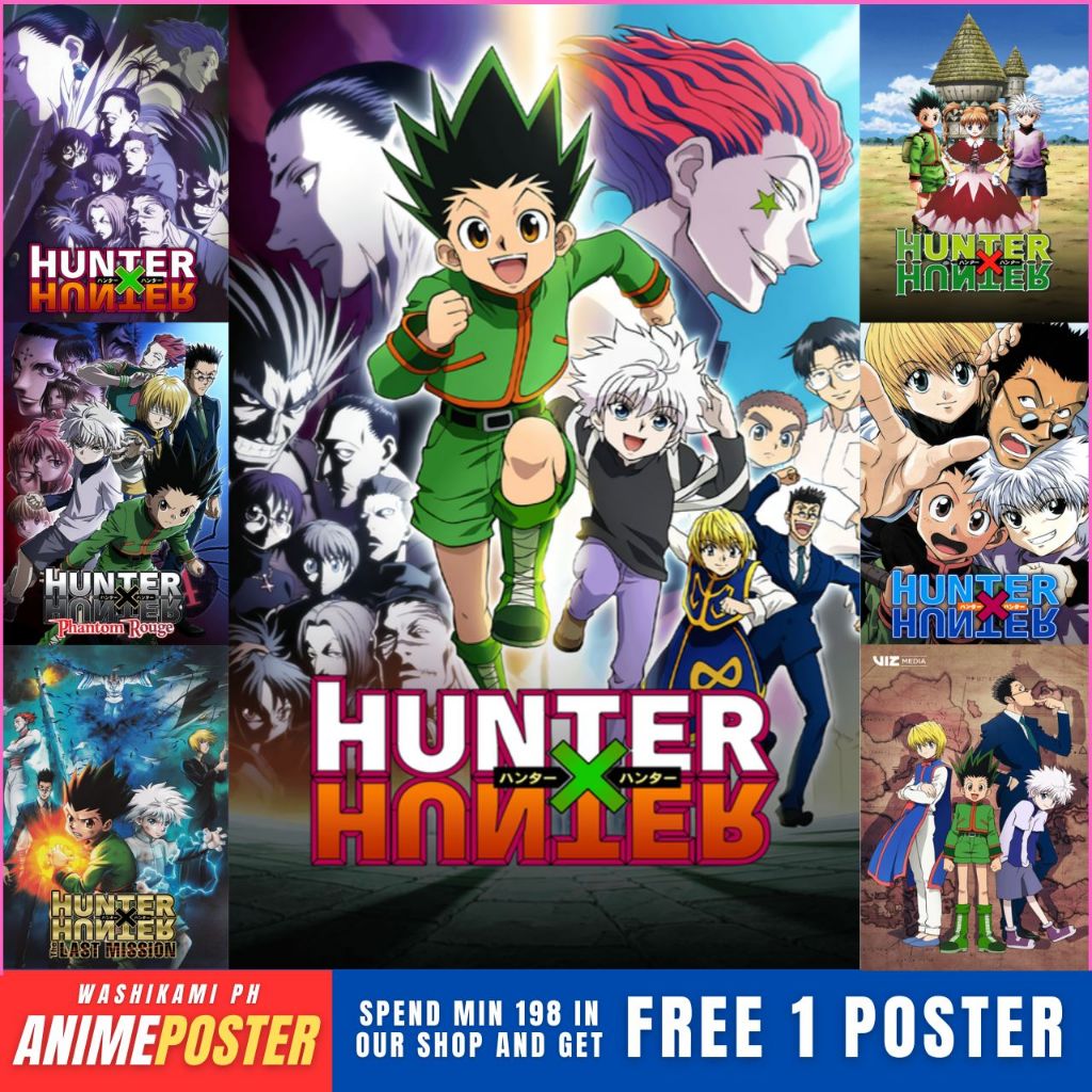 Hunter X Hunter A4 Anime Posters / Washikami PH | Shopee Philippines
