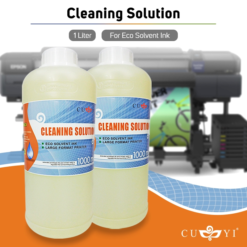 Eco Solvent CUYI Cleaning Solution for Large Format or Tarpaulin ...