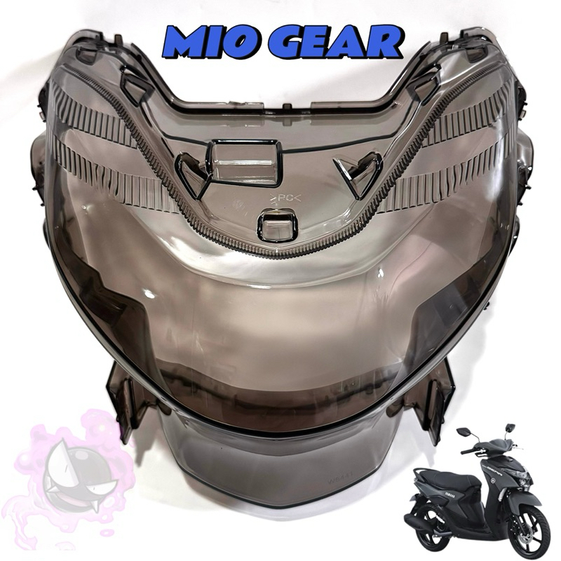 YAMAHA MIO GEAR / MIO GEAR S HEADLIGHT LENS(CLEAR / SMOKE )OEM FOR MIO ...