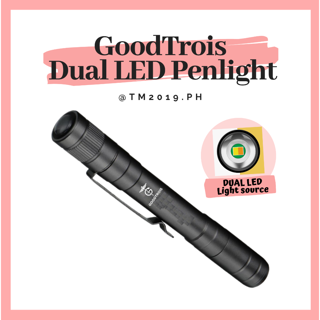 GoodTrois Medical First Aid Emergency Dual Mode LED Penlight | Shopee ...