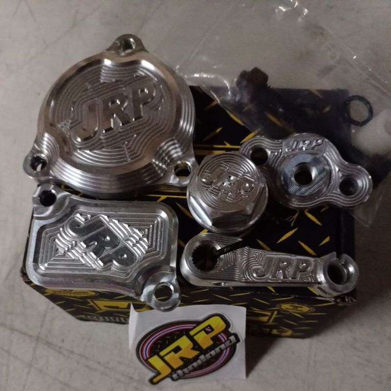 jrp tappet cover for raider 150 carb tensioner+oilfiltercover ...