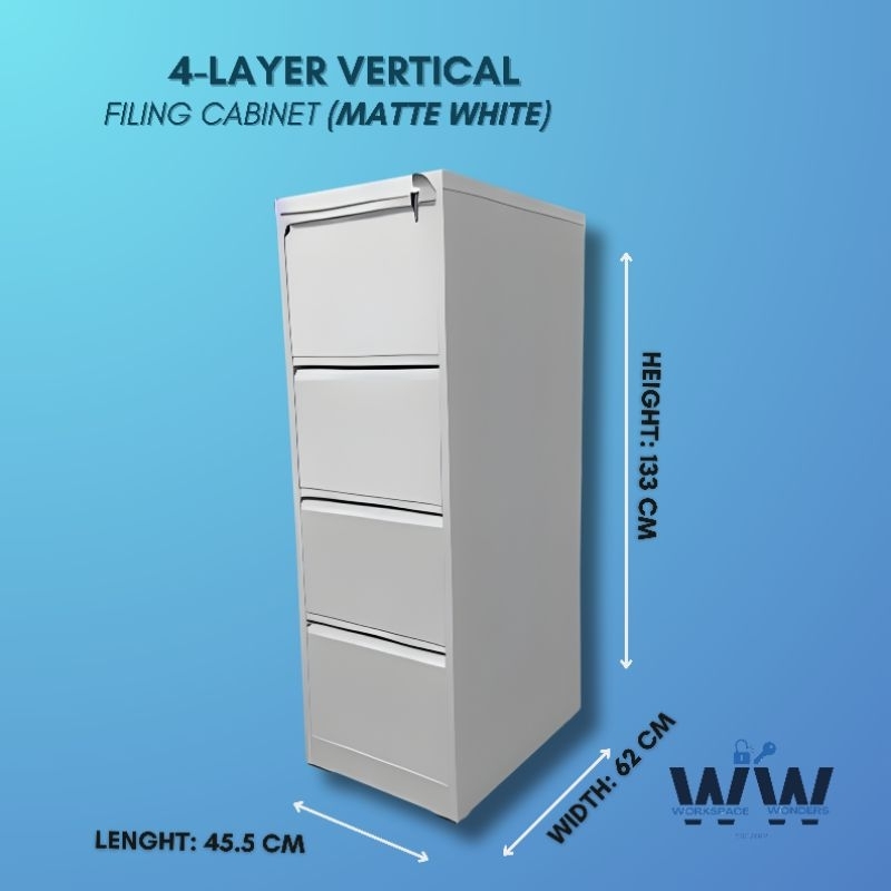 Industrial Steel File Cabinet - 4-layer vertical filing cabinet ...