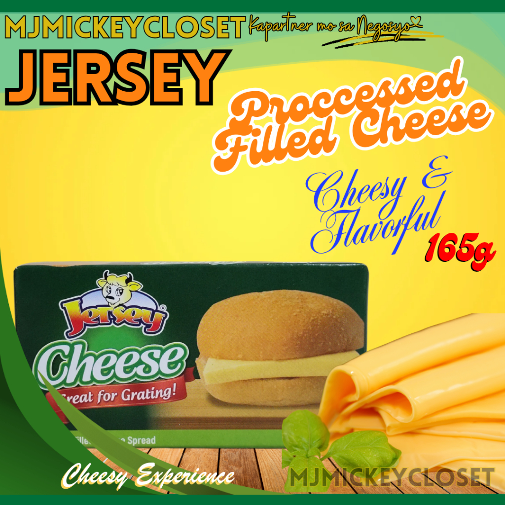 Jersey Processed Filled cheese 165g | Shopee Philippines