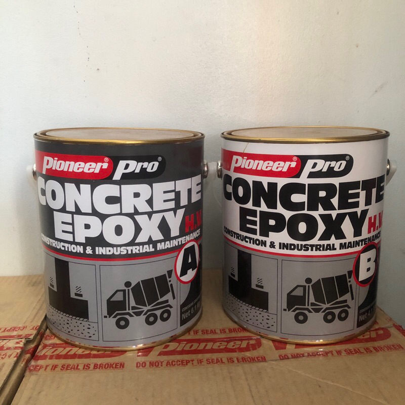 Pioneer Pro Concrete Epoxy High Viscosity for Construction 4L Set (1 Gallon) | Shopee Philippines