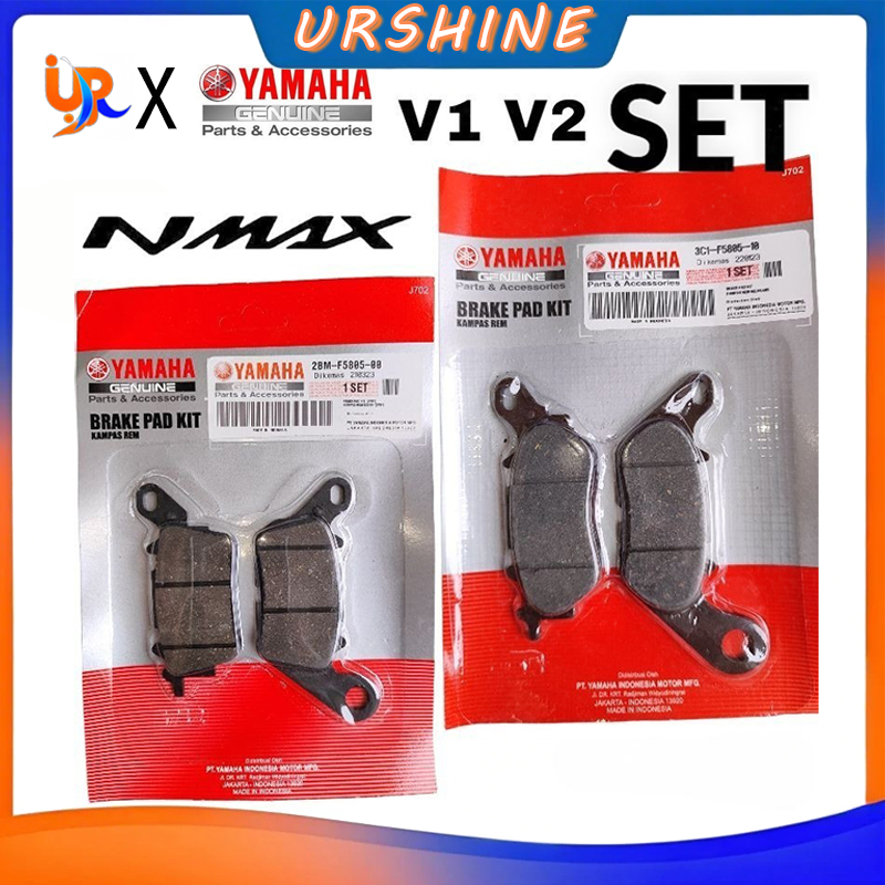 Yamaha NMAX BRAKE PAD FRONT& REAR and set ABS/NON-ABS FOR NMAX V1 V2 or ...