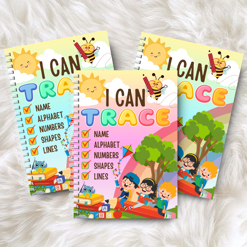 Tracing Activity Book All-in-One Workbook with Personalized Name | A5 ...