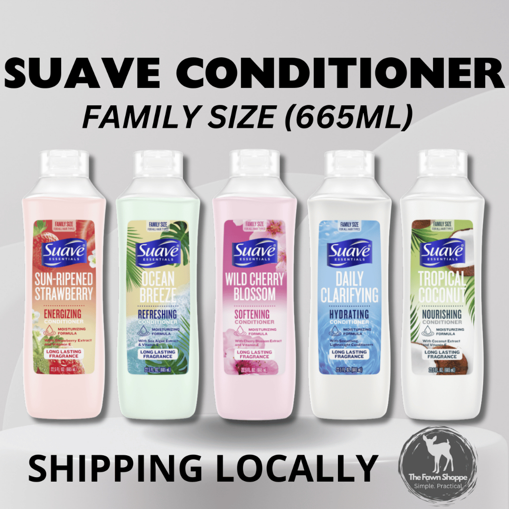 SUAVE CONDITIONER FAMILY SIZE ( 665ML ) | thefawnshoppe | Shopee ...