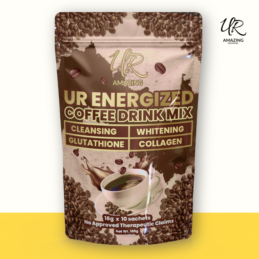 UR ENERGIZED Coffee Drink Mix (18g x 10 sachets) | Shopee Philippines