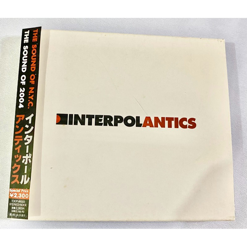 Interpol - Antics - JPN Press - Original Music CD Album (CD is in Mint ...