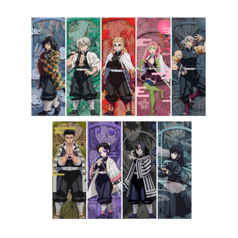 demon slayer 9 hashira phototiles sintraboard wall decor | Shopee ...