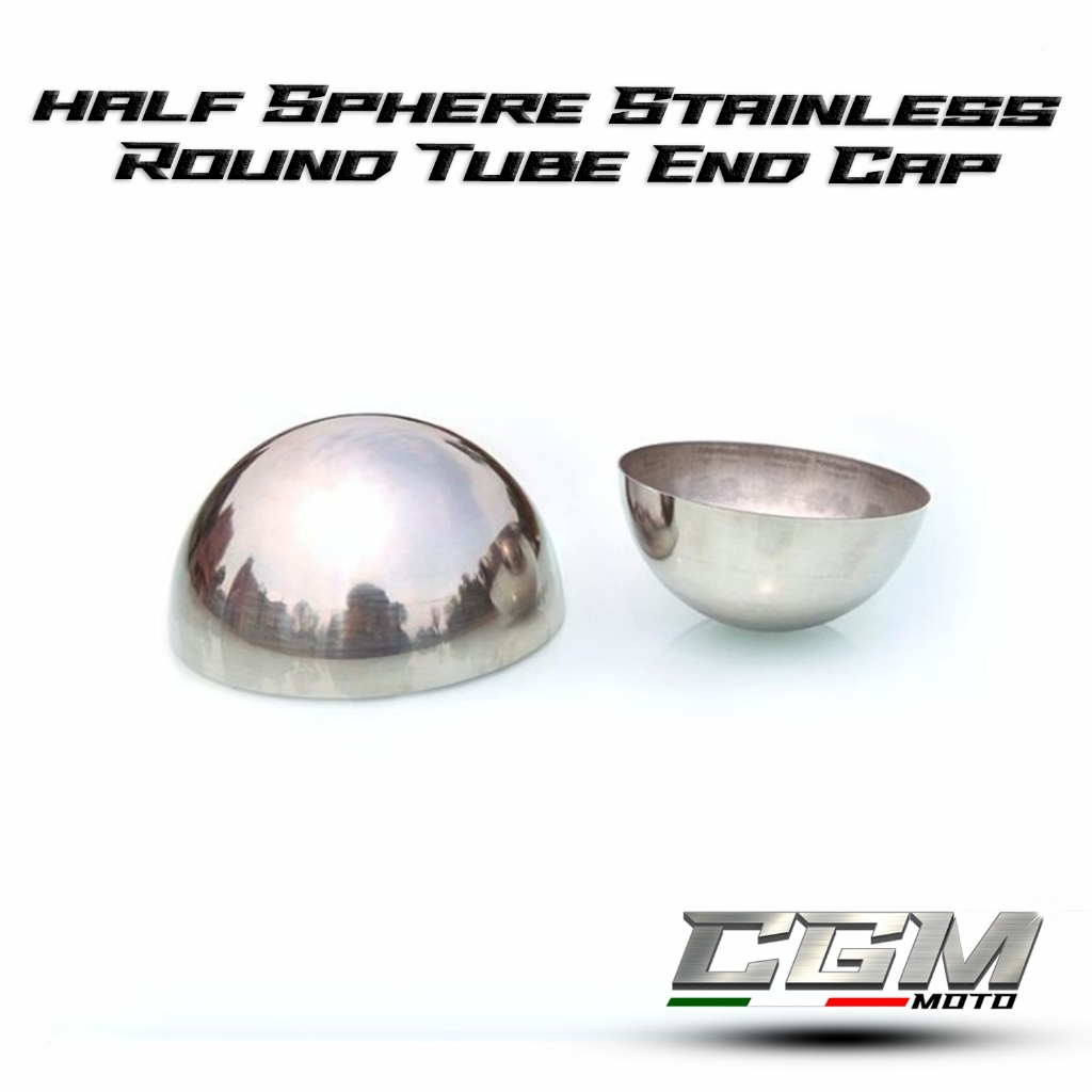 304 Stainless 1-1/2 Inches Half Sphere Stainless Round Tube End Cap ...