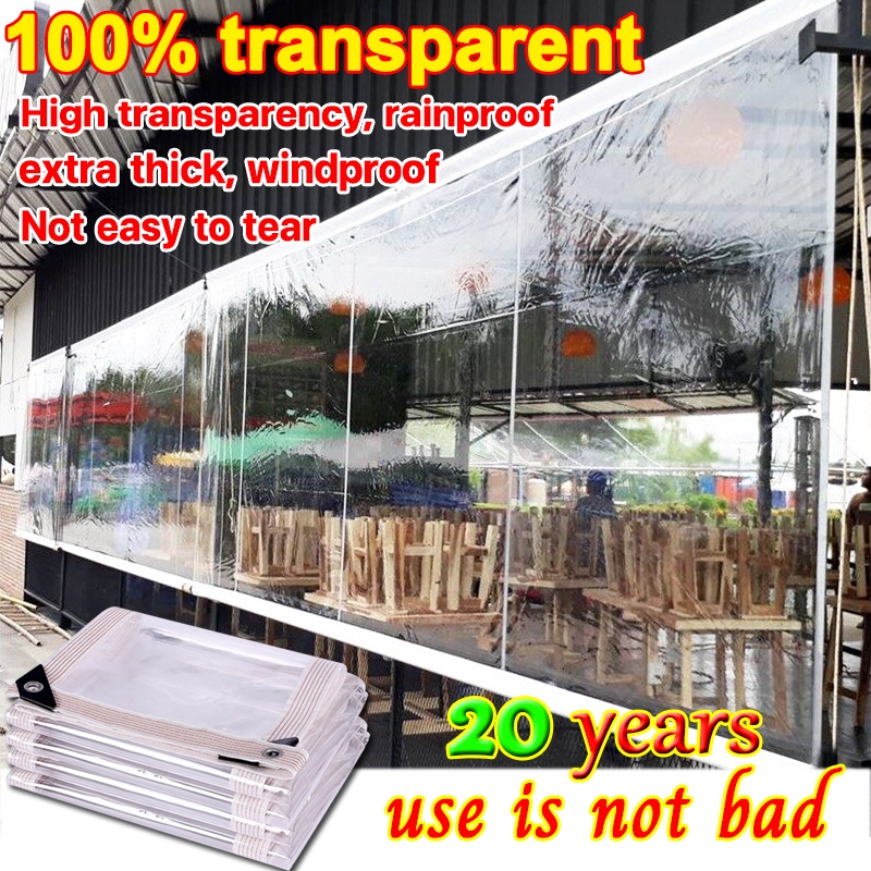 COD Transparent Trapal Waterproof Tarpaulin with Eyelets clear ...
