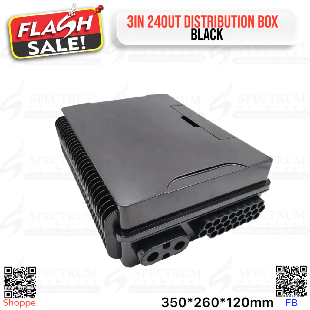 FTTH 3-in 24-out DISTRIBUTION BOX Fiber Optic Distribution Box 1:24 ...