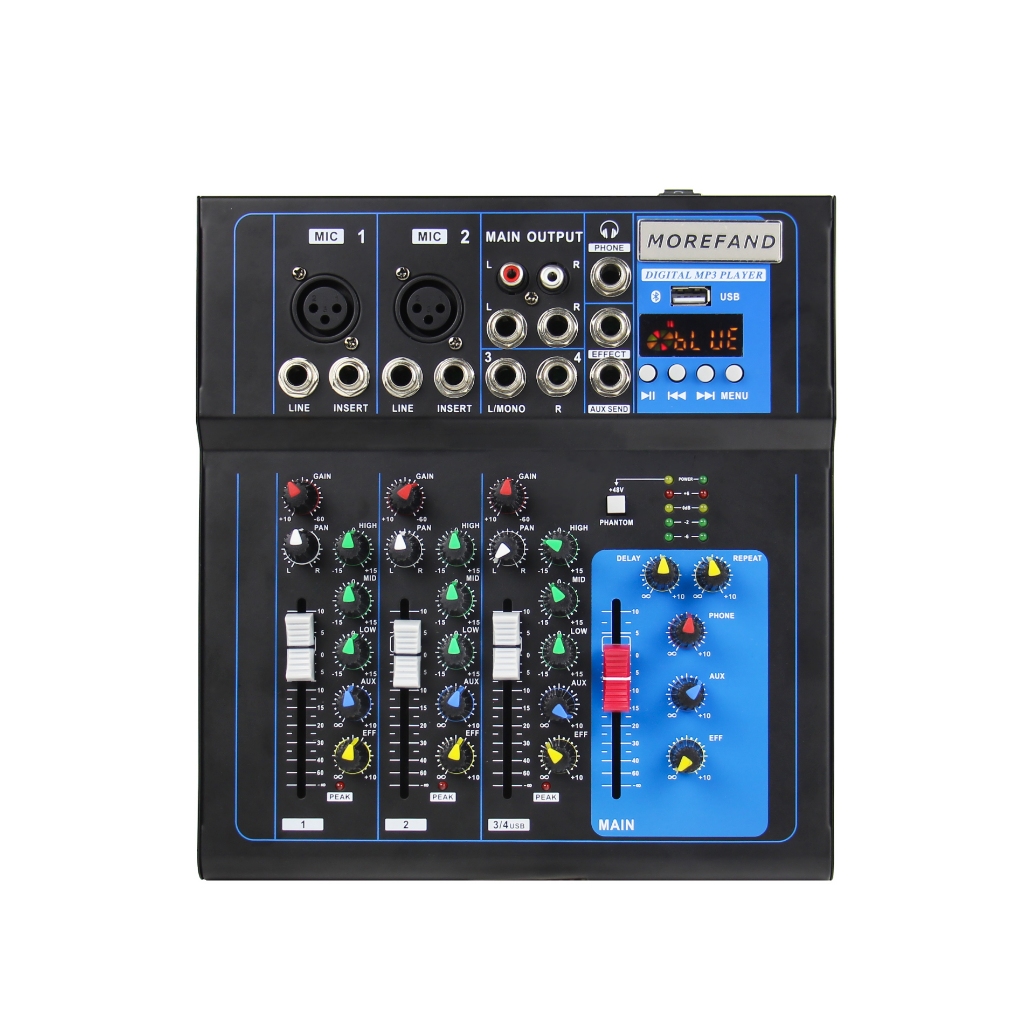 MIXER F4-USB 4 Channel Mixer Bluetooth Sound MIXER AUDIO | Shopee ...
