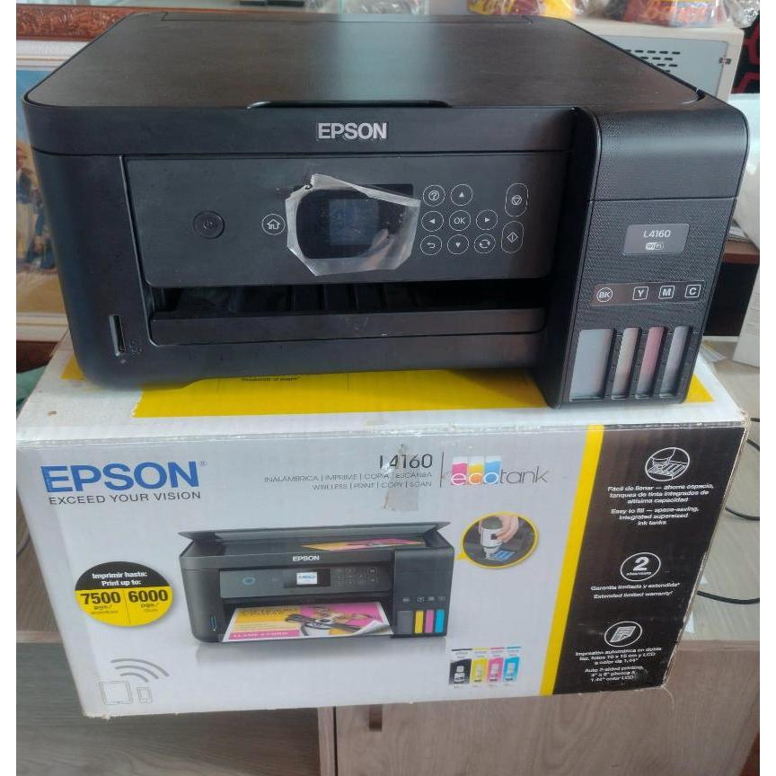 Epson EcoTank L4160 A4 Wi-Fi Duplex All-in-One Ink Tank Prin | Shopee ...