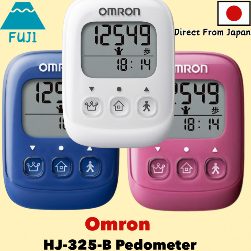 Omron HJ-325-B Pedometer – Tri-Axis, Step & Calorie Counter, 7-Day ...