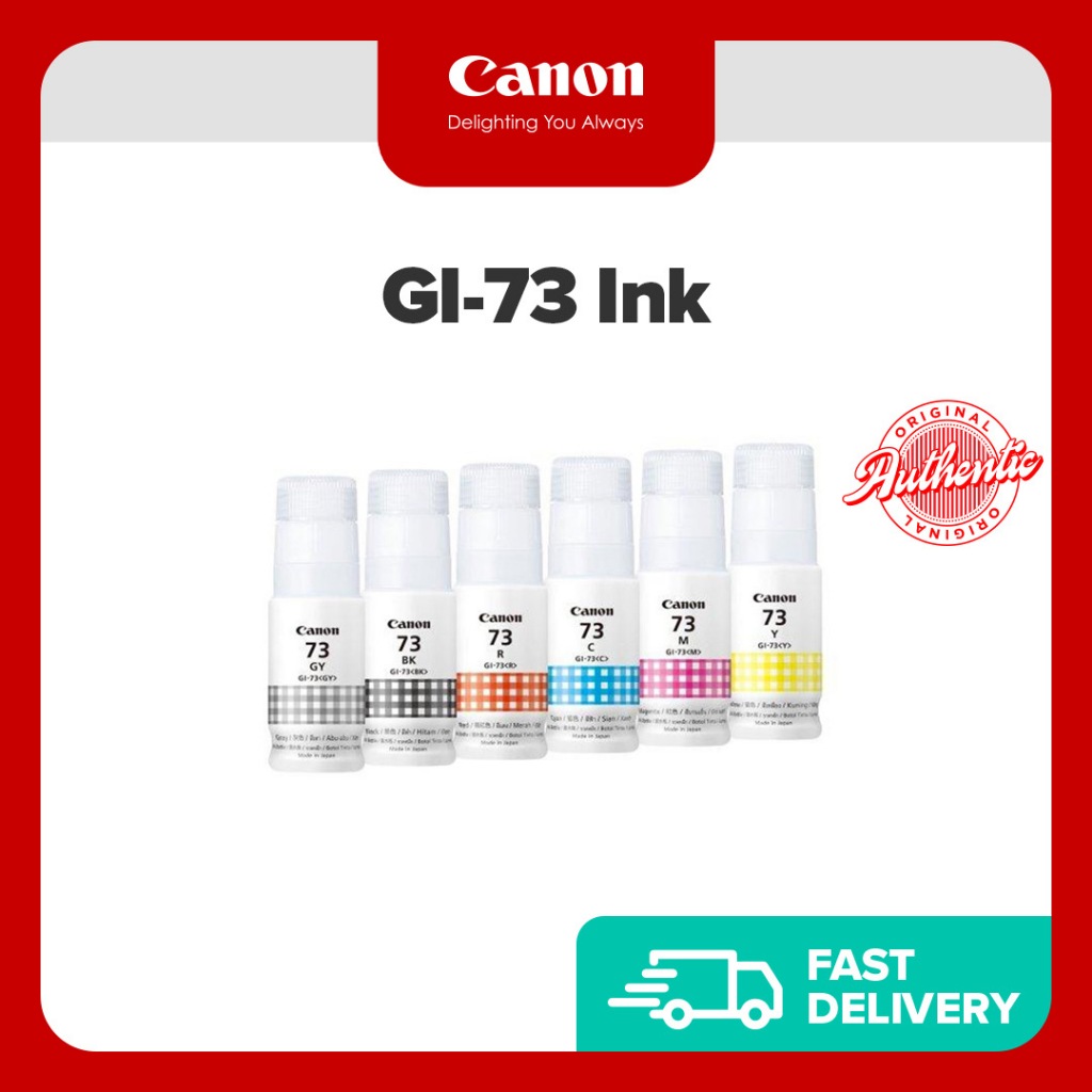 Canon GI-71/71S Ink Bottle (Black, Cyan, Magenta, Yellow) compatible ...