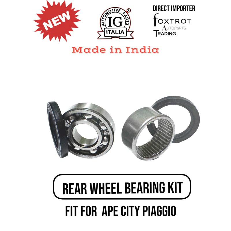 Piaggio Ape city Rear wheel Bearing kit italia genuine | Shopee Philippines