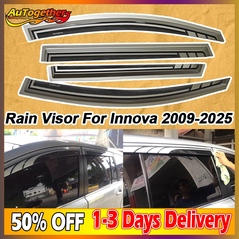 Window Door Rain Visor For Toyota Innova 2009 to 2025 OEM / INJECTION ...