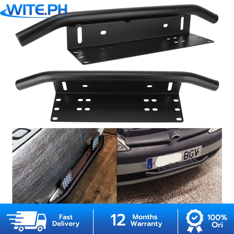 Universal Car Front Bumper Bull Bar Number Plate Holder For Vehicle SUV ...