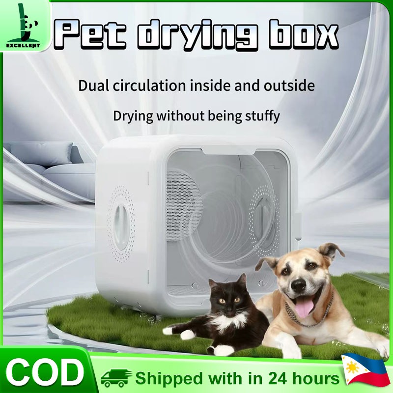 Pet Drying Box Cat and Dog Drying Box Smart Pet Hair Dryer Ultraviolet ...