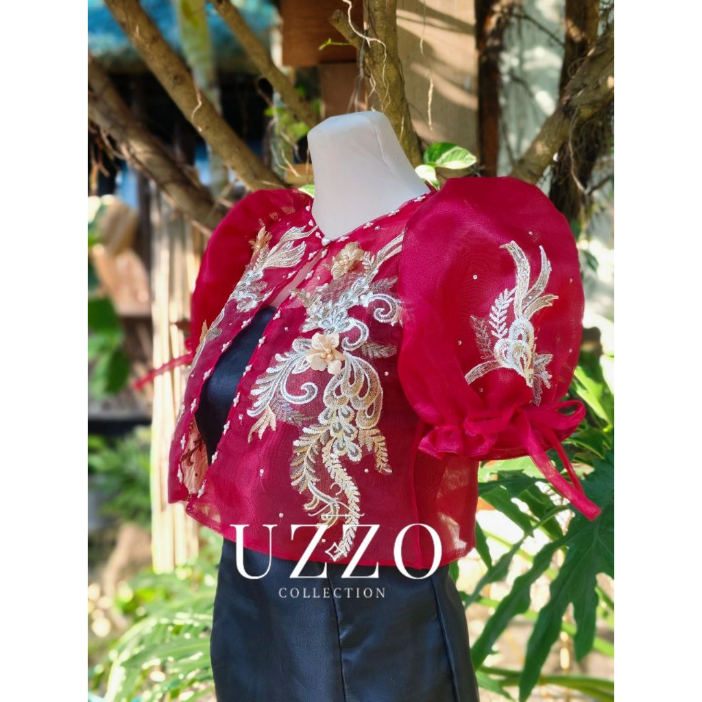 UZZO II Bolero Filipiñana Top Blazer Traditional Attire Graduation ...