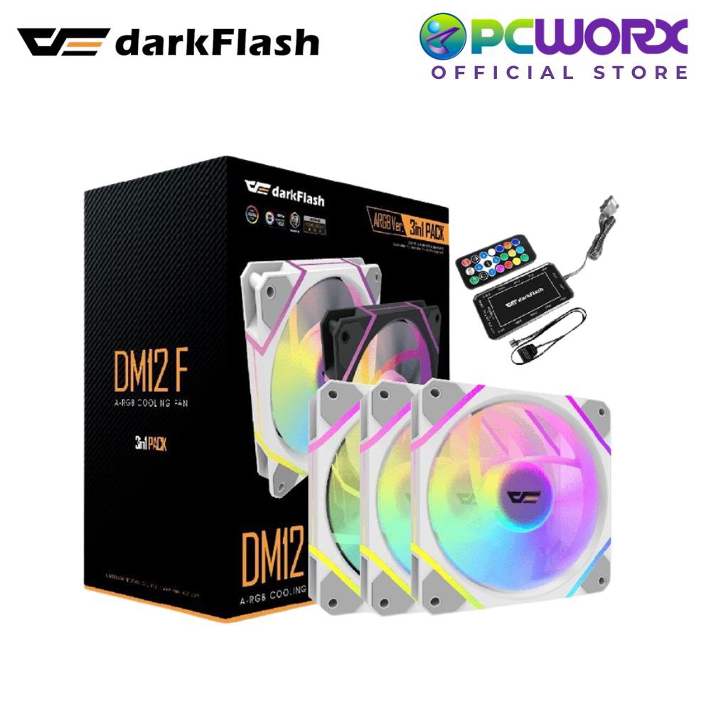 Darkflash DM12F 3in1 Combo 120mm CPU Cooler White | Shopee Philippines