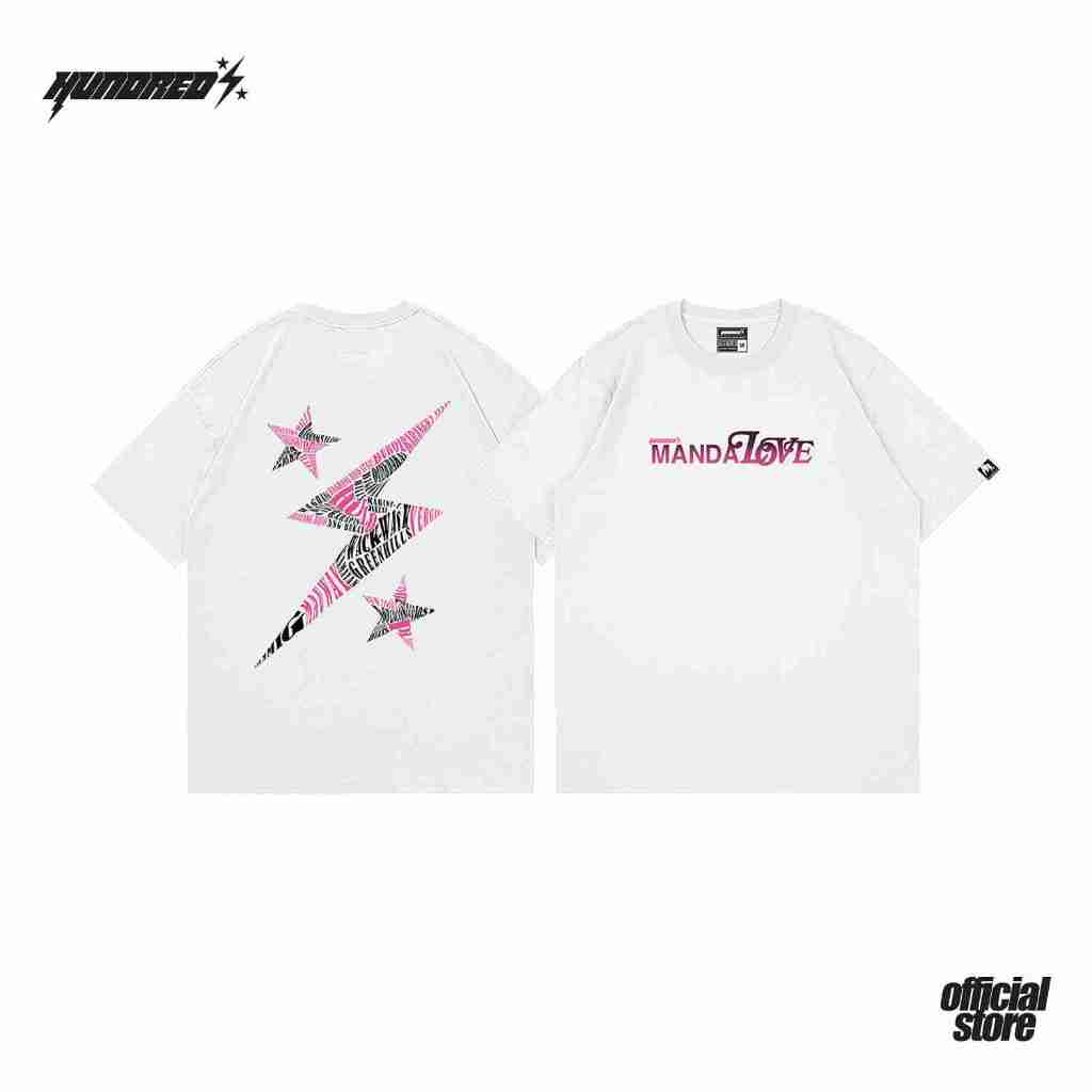 THE HUNDRED PERCENT " MANDA LOVE WHITE " | Shopee Philippines