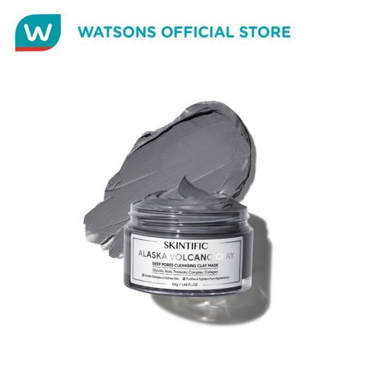 SKINTIFIC Alaska Volcano Clay Mask 55g | Shopee Philippines