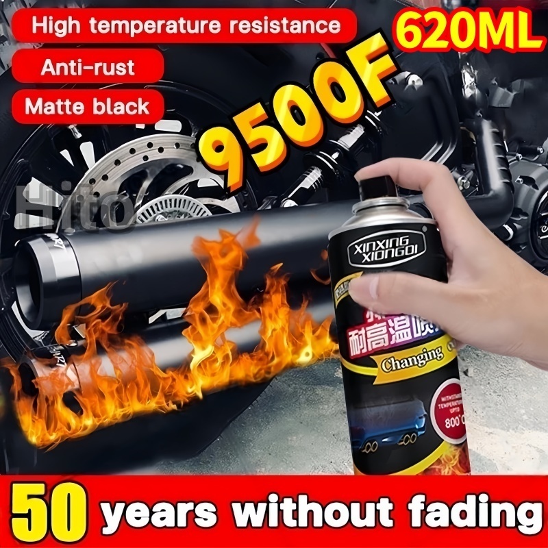 620ML【1200°CHight】Hight Temp Spray Paint Heat Resistant Paint ...