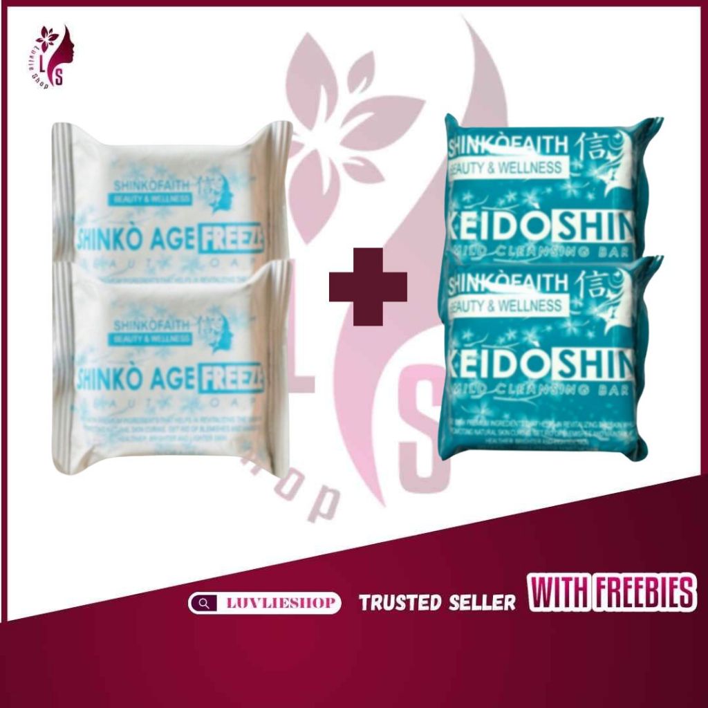 Shinko and Keidoshin Shinko Soap Age Freeze Beauty Soap Whitening ...