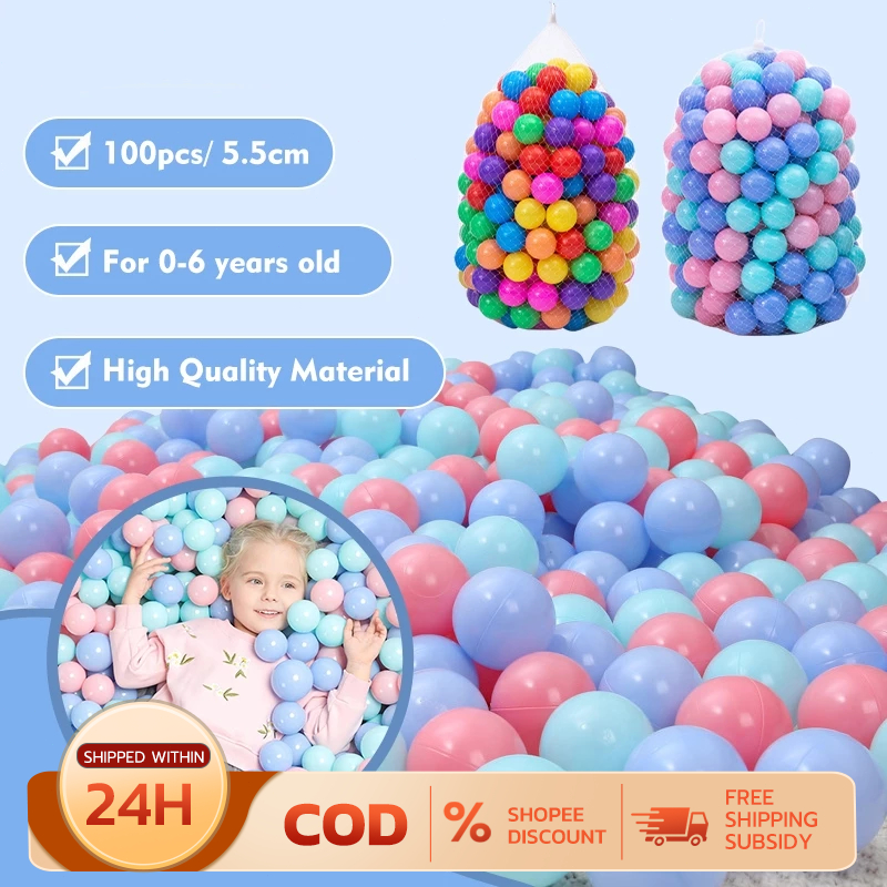 10/20/30pcs Ocean Balls Swim Pit Toys Colorful Fun pool Balls Macaron ...