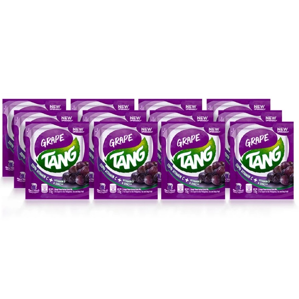 Tang Powdered Juice Grapes 19g x 12pcs | Shopee Philippines