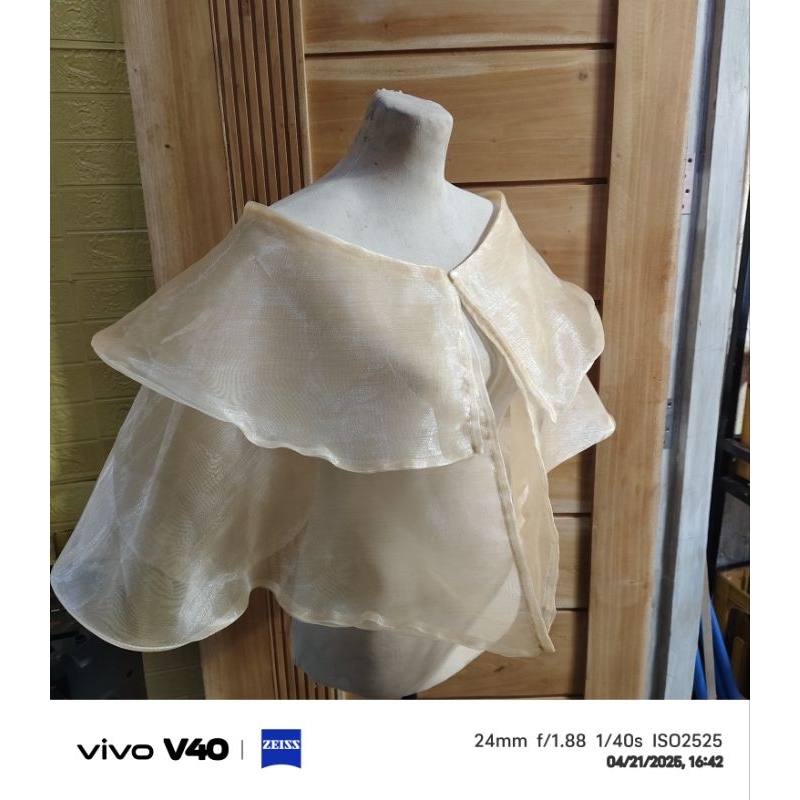 MODERN FILIPINIANA ALAMPAY PIÑA ORGANSA FABRIC | Shopee Philippines