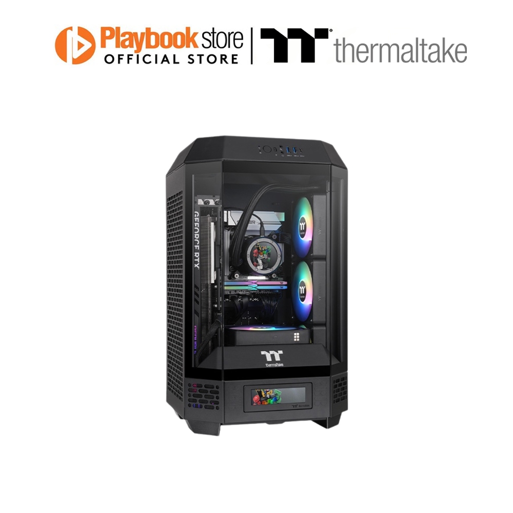 Thermaltake The Tower 250 Tempered Glass Mini-ITX Mini Tower Chassis ...