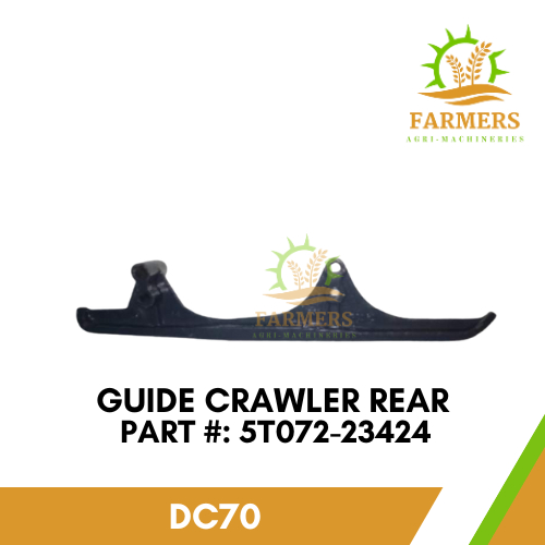 Crawler Guide Rear DC70 [Bangka-Bangka] Kubota Harvester Part #: 5T072 ...