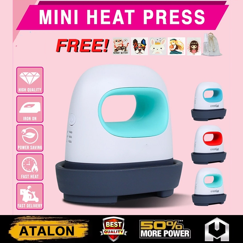 Mini Iron Heat Press Machine T-Shirt Printing Easy Heating Transfer ...