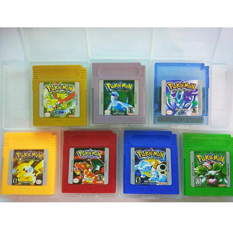 Cartridge card For Nintendo Pokemon GBC Game Colorful Version Pokemon ...