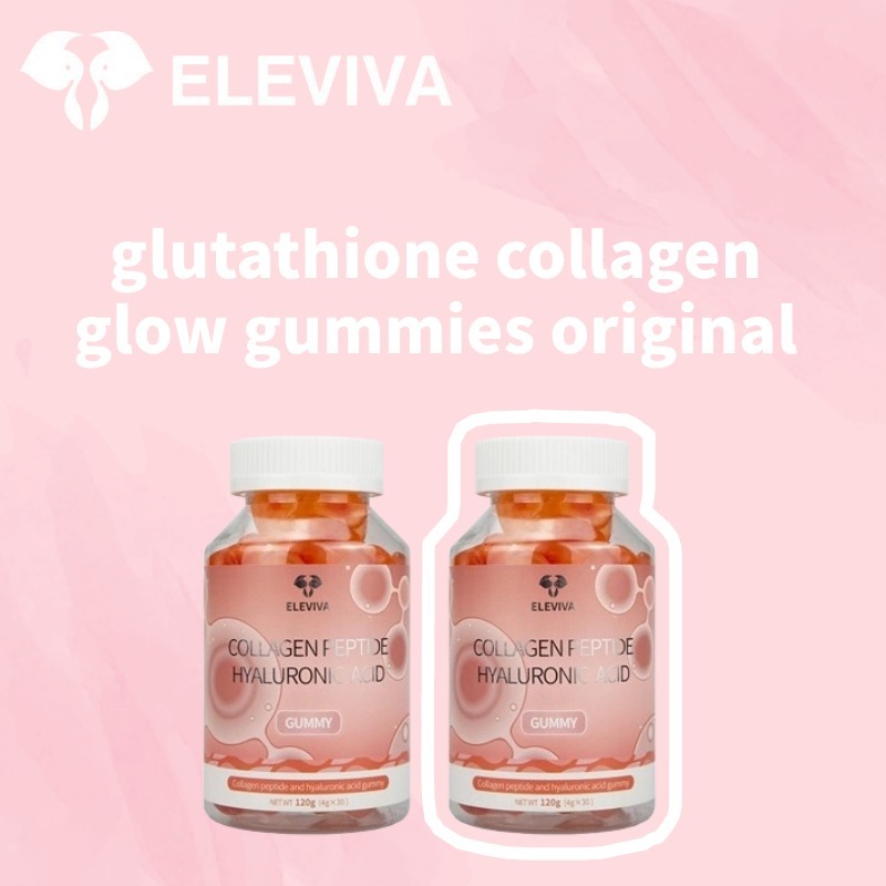 ELEVIVA glutathione collagen glow gummies original Hyaluronic Acid ...