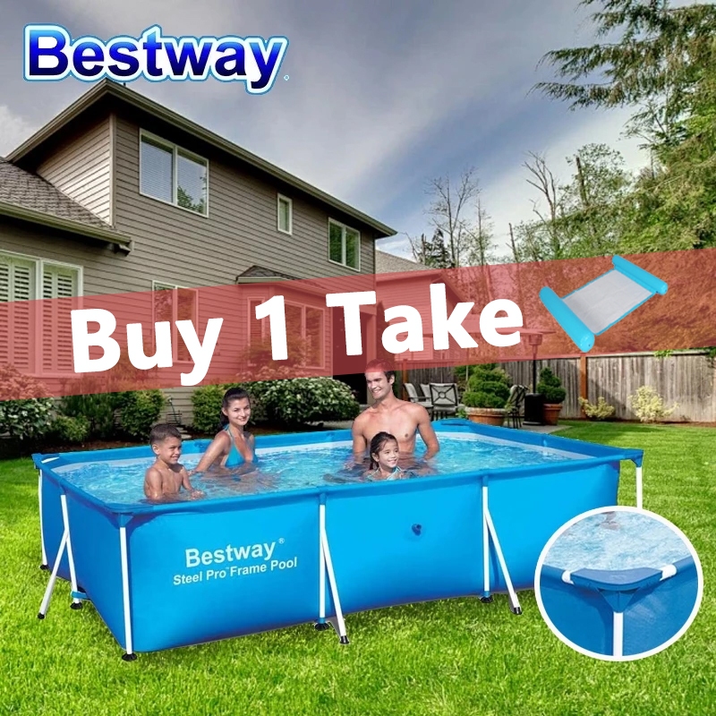 Bestway Swimming Pool Family Thickened Outdoor Large Bracket Swimming ...