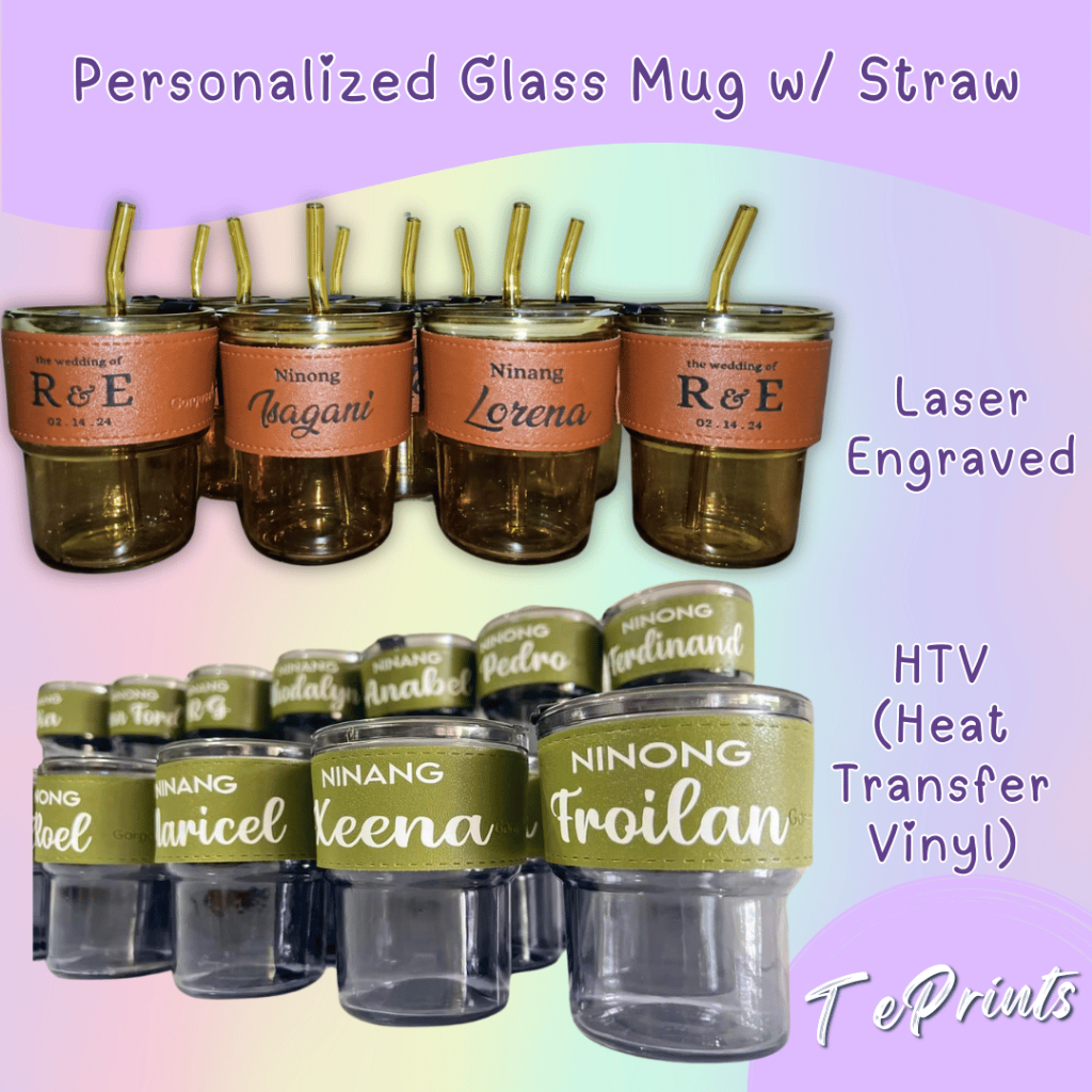 Personalized Glass Mug / Jojo Mug (w Stock Box only) | Shopee Philippines