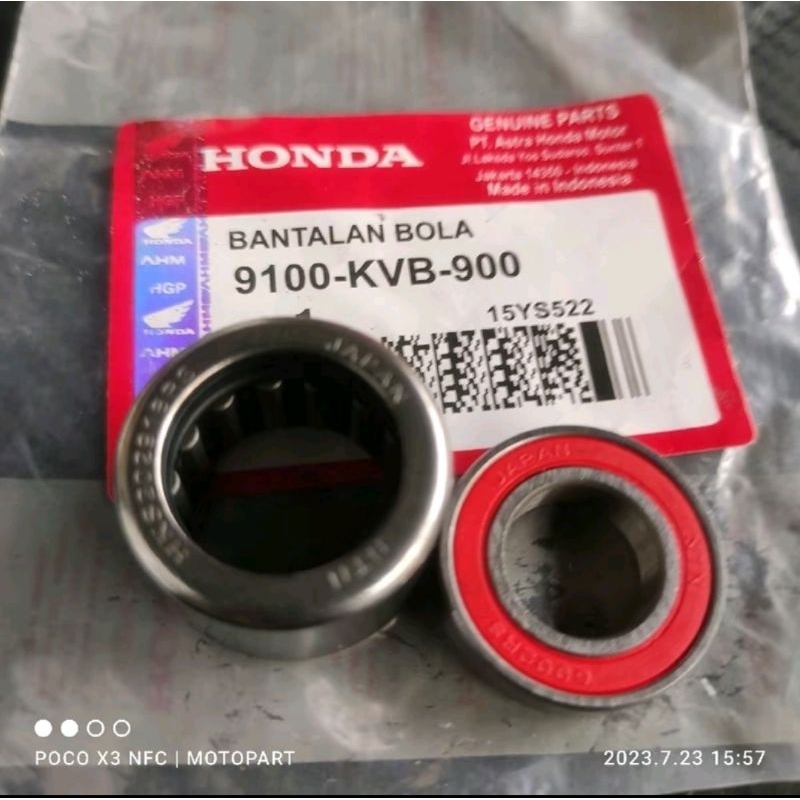 HONDA TORQUE DRIVE BEARING, PULLY FOR ADV, AIRBLADE, BLADE, CLICK 125/ ...