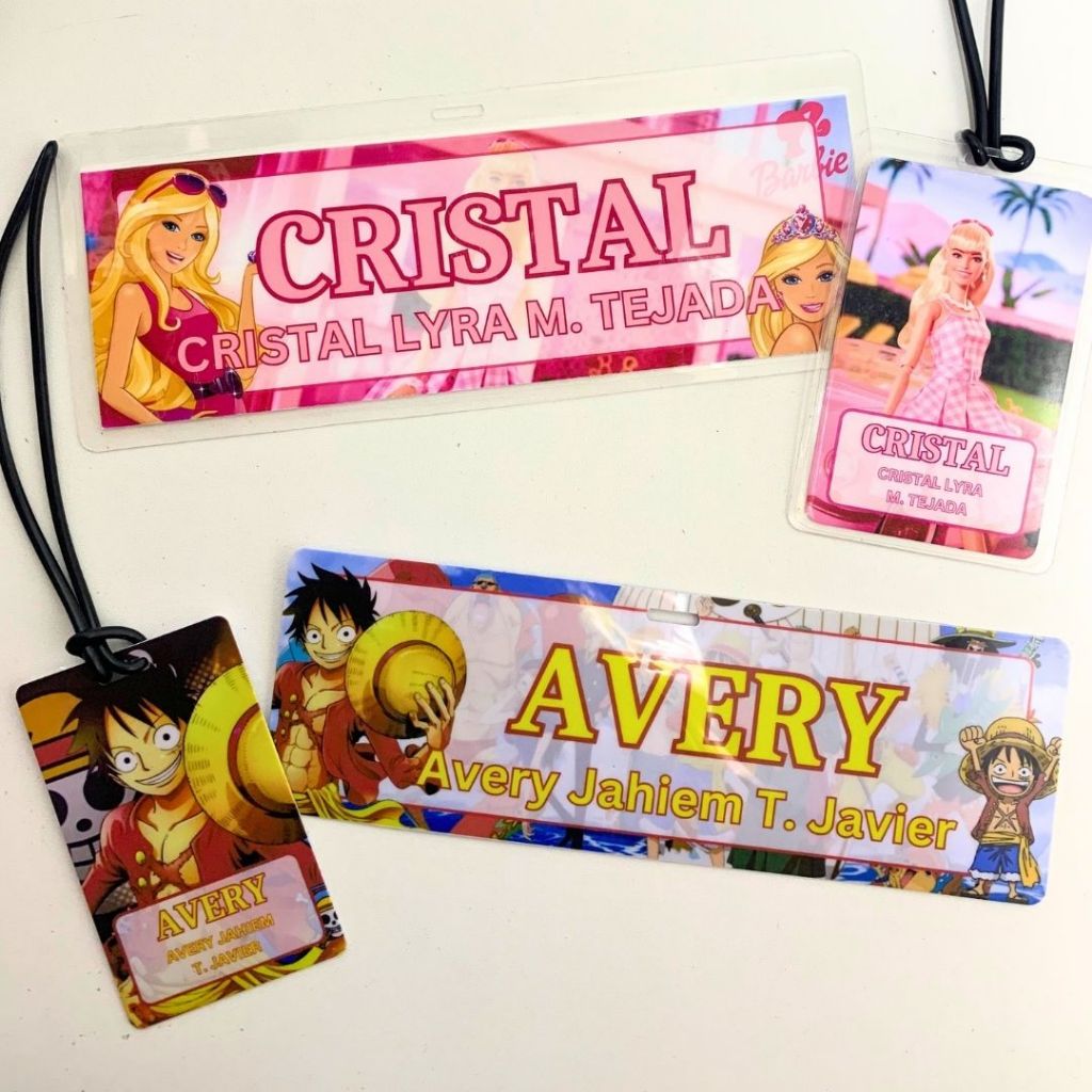 INKDROP CUSTOMIZED PVC NAMEPLATE & BAG TAG FOR STUDENTS – LAMINATED ...